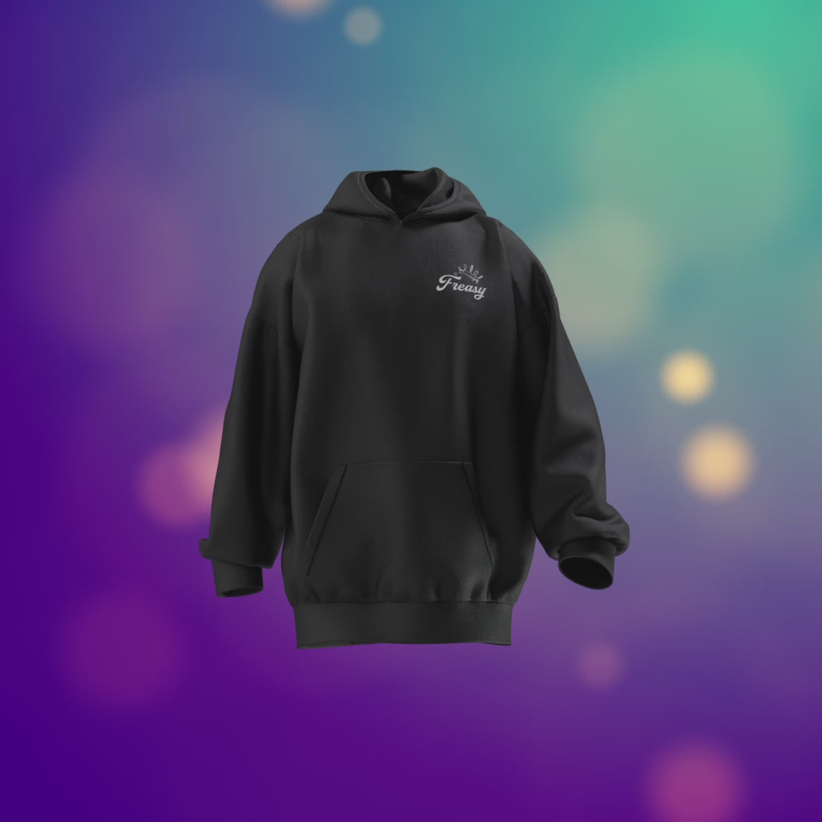 Freasy - Hoody - Streetstyle vorne klein, hinten groß – Phoenix Merch